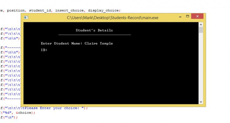 Simple Student Personal Information System using C with Free Source Code | SourceCodester